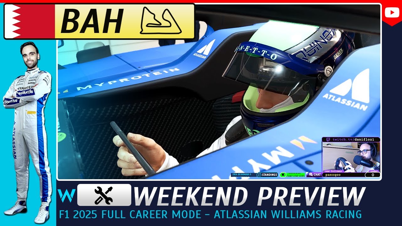 F1 25 BAHRAIN GP - Weekend Preview - Driver Career Mode | Atlassian ...