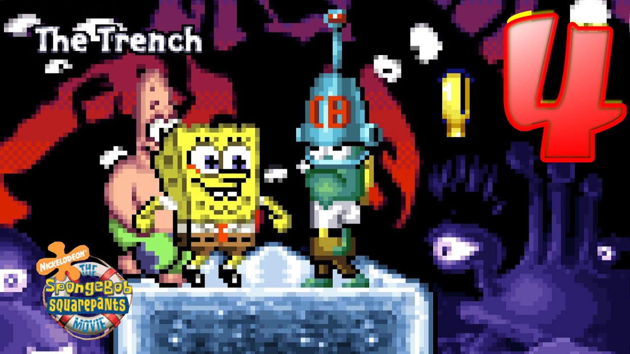 The SpongeBob SquarePants Movie Game (GBA) - Part 4 | The Trench [4K ...