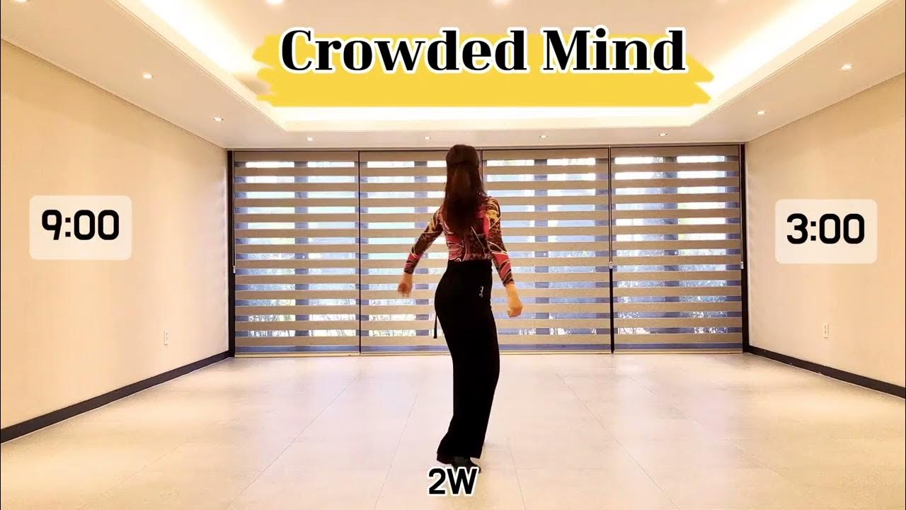 Crowded Mind Linedance/ Tutorial/ Improver/세종시라인댄스/홍쌤 - YouTube