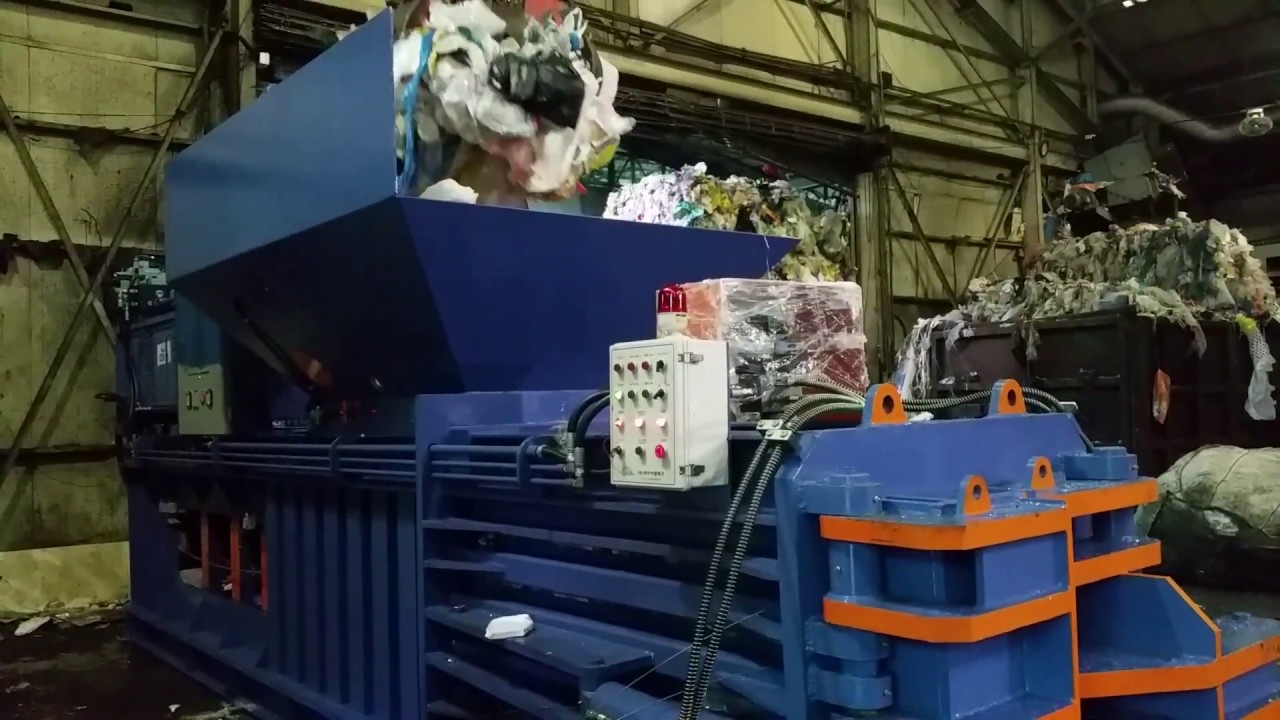 Resource Recycling Shredder Pet Compactor - YouTube