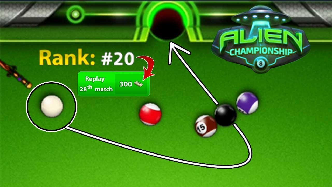 Alien Championship Event 😃 Rank 20 Points 65535 Billiard 8 ball pool ...