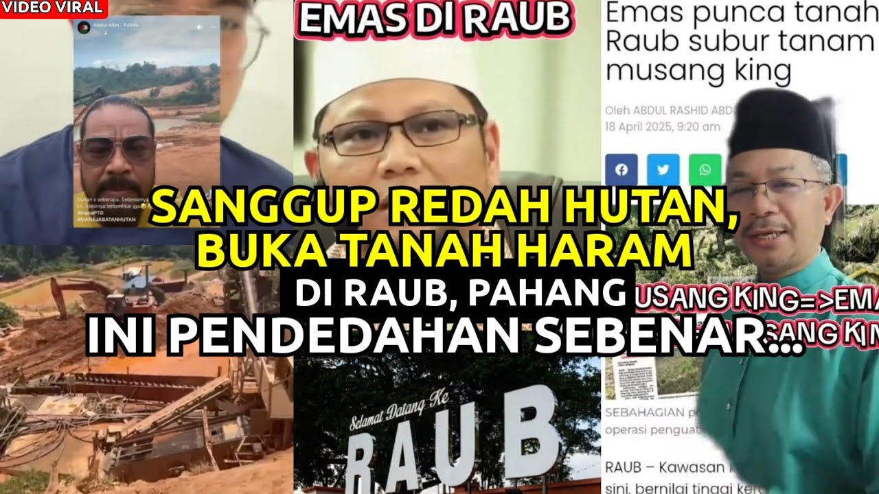 TERBONGKAR ‼️ PUNCA TANAH RAUB JADI REBUTAN 🔴 RUPANYA ADA LOMBONG EMAS ...