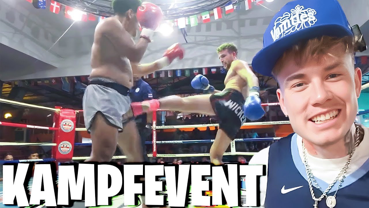 🥊 KICKBOX-EVENT! 😱 UNSER KOLLEGE HAT SEINEN KAMPF & WIR SIND LIVE DABEI ...