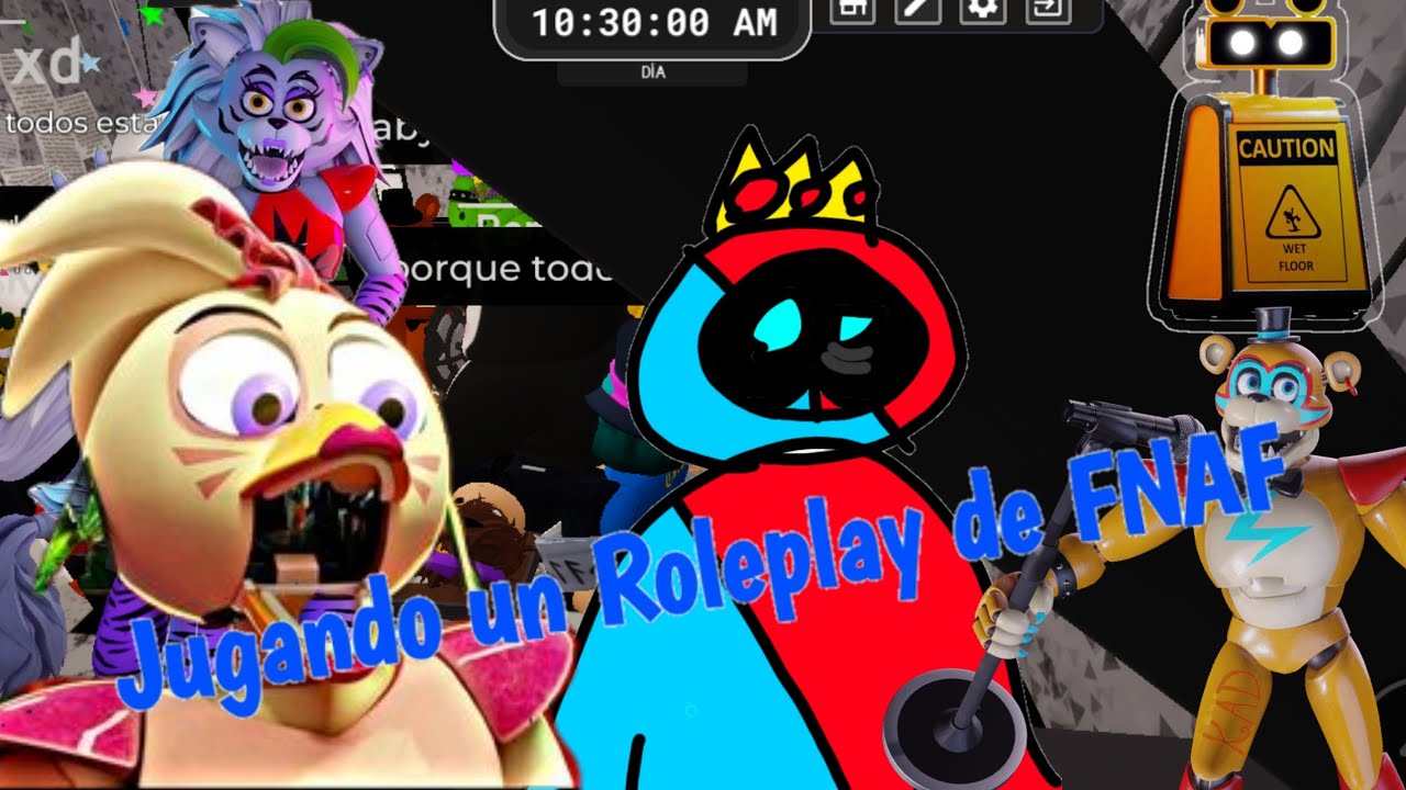 Jugando Roleplay de FNAF puro simp we - YouTube