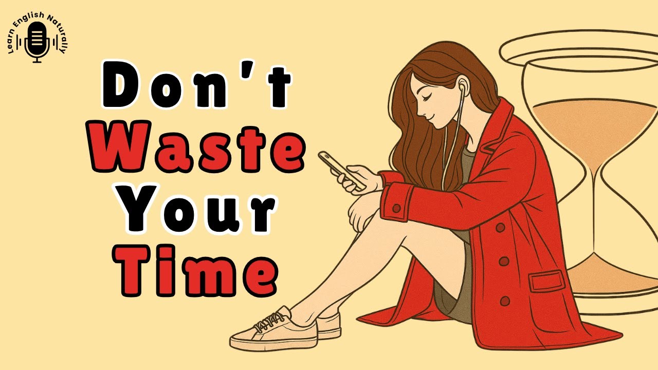 Learn English With Podcast Conversation | Don't waste Your Time ...