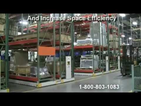 Motorized Pallet Racks | Rolling Warehouse Racking | Heavy Duty ...