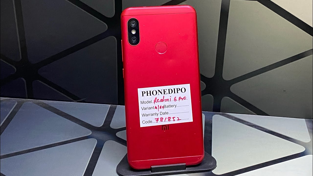 Redmi 6 Pro 4GB/64GB Red Minor Scratches - YouTube