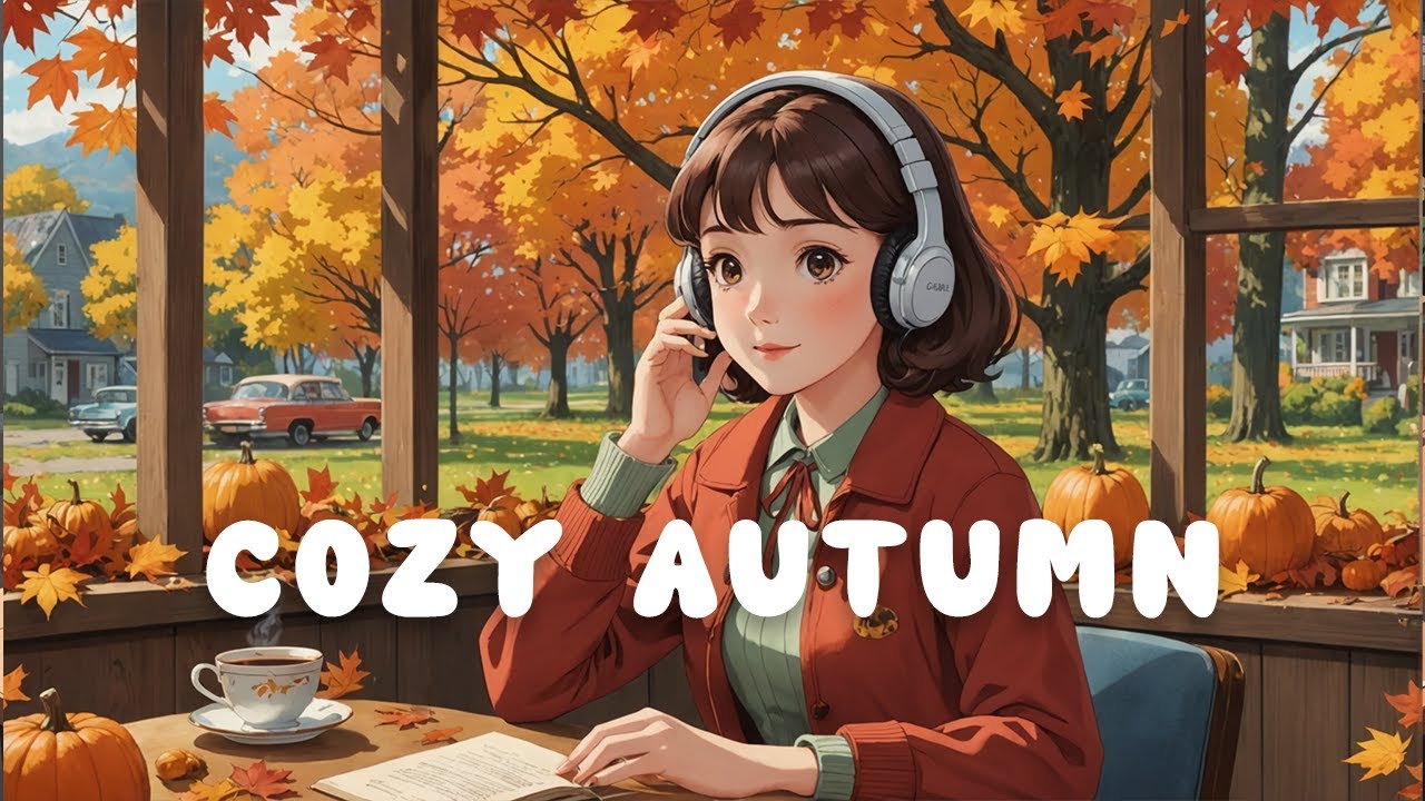 Cozy Autumn Vibes 🍂 | Happy Lo-Fi Beats to Relax & Study - YouTube Music