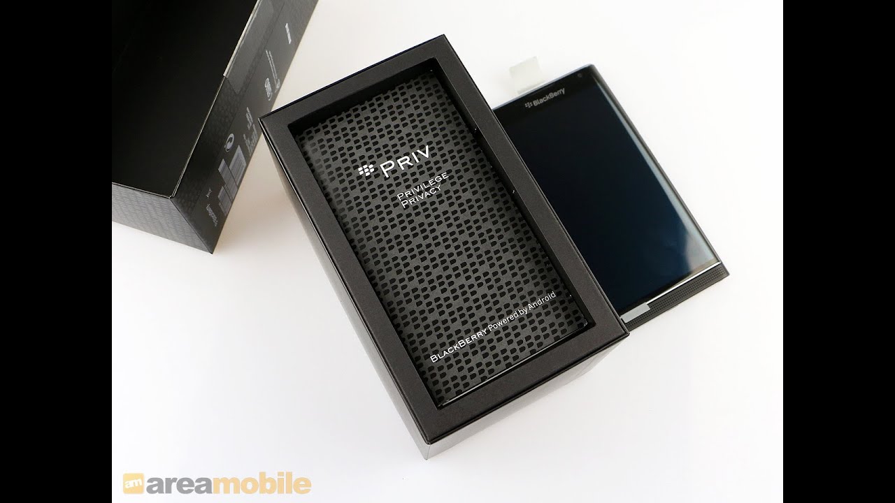 Blackberry Priv Official Unboxing & Hands On Review - YouTube