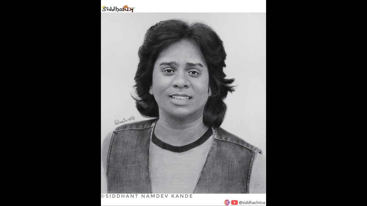 gaurav more realistic sketch drawing maharastrachi hasya jatra गौरव ...