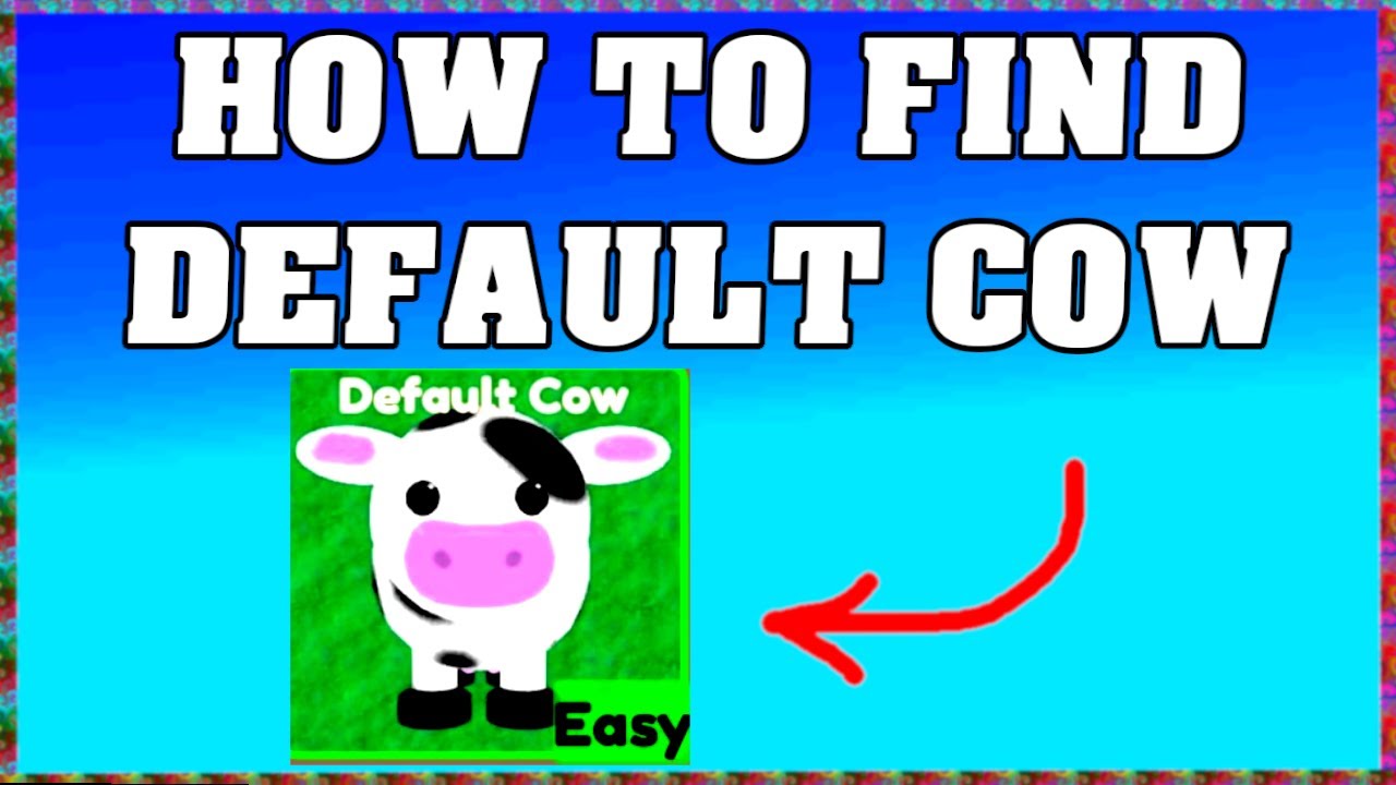 How To Find DEFAULT COW in FIND THE COWS ROBLOX 🐮[Update] [walkthrough ...