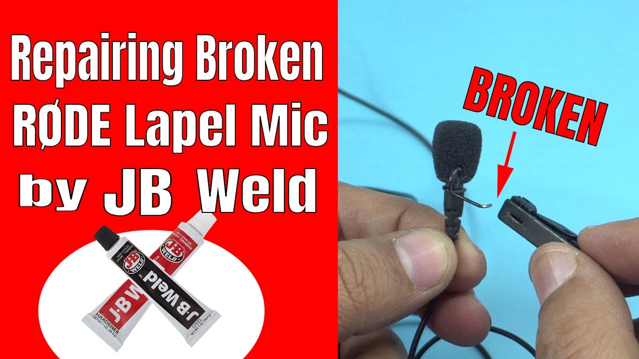 Repairing Broken RØDE Microphones - Lavalier by JB Weld - YouTube
