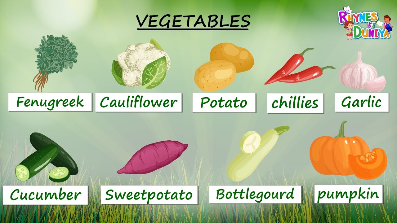 Vegetable Names with Pictures | Different Types of Vegetables ...