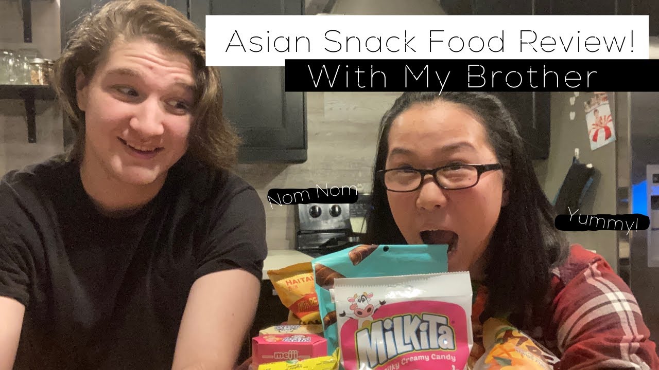 Asian Snack Food Review With My Brother Part 1 - YouTube