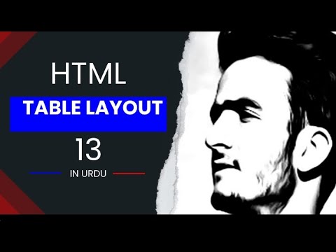 How to Create Table Layout||how to make frontEnd with table layout in HTML⚡ - YouTube