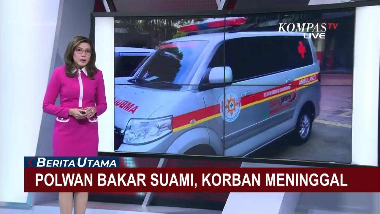 Polwan Bakar Suami di Mojokerto Gara-Gara Gaji Dipakai Judi Online - YouTube