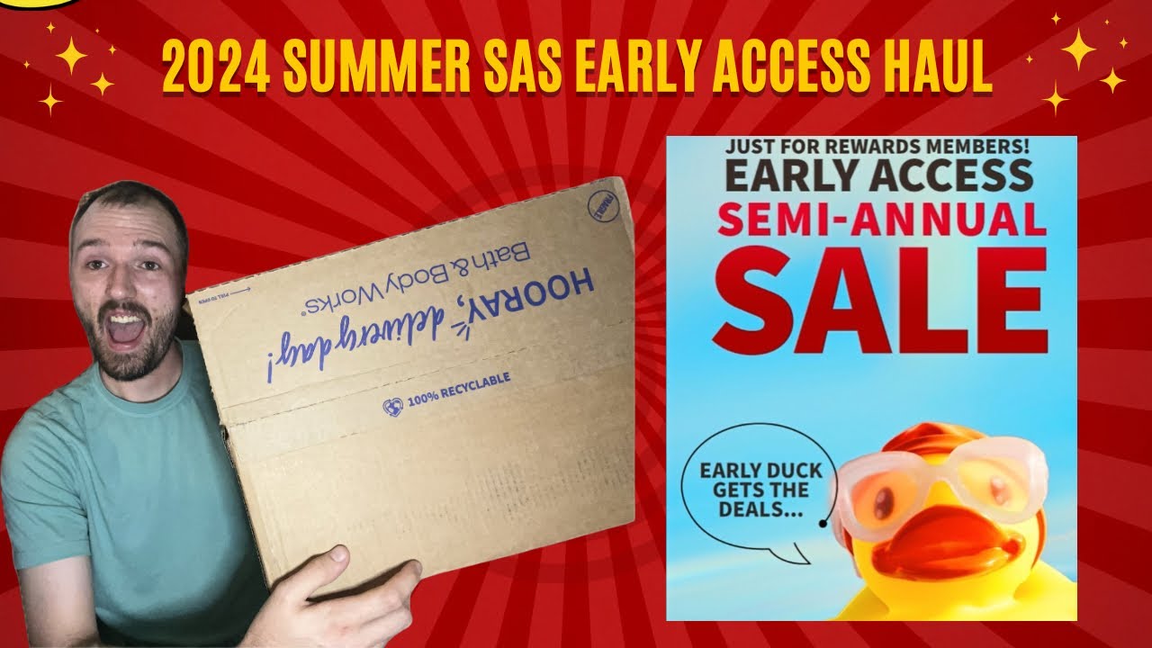 2024 Summer SAS Early Access Haul | Bath & Body Works ️💛 - YouTube