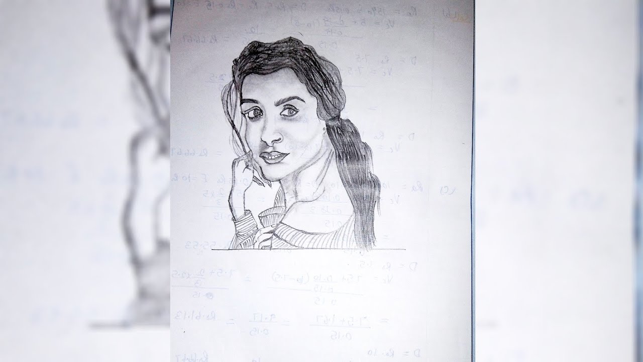 Drawing Of Shraddha Kapoor | Baaghi 3 | Shraddha kapoor Sketch Step By ...