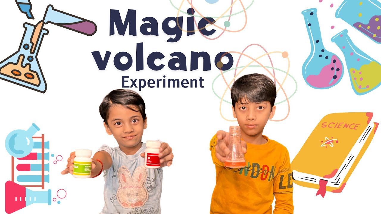 Magic Volcano Experiment 🌋 | Easy Science for Kids at Home - YouTube
