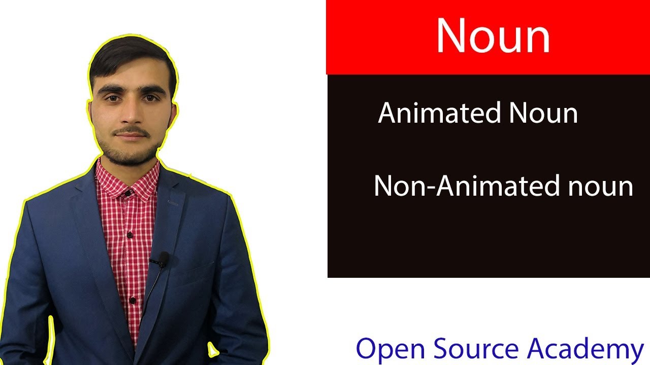 What is Noun? |Animated and Non-Animated nouns?|English Grammar| with ...