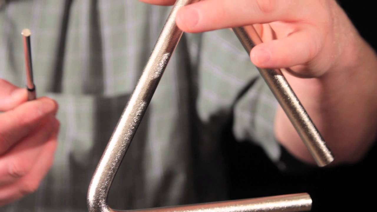 TRE-HS06 TreeWorks Chimes 6-inch Triangle, NEW video! - YouTube