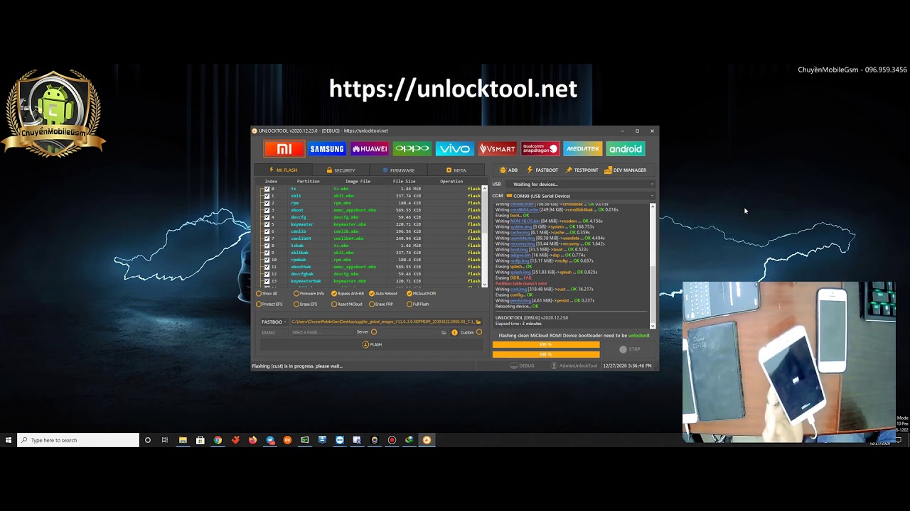 Redmi Note 5A flash file remove mi cloud done by UnlockTool - YouTube