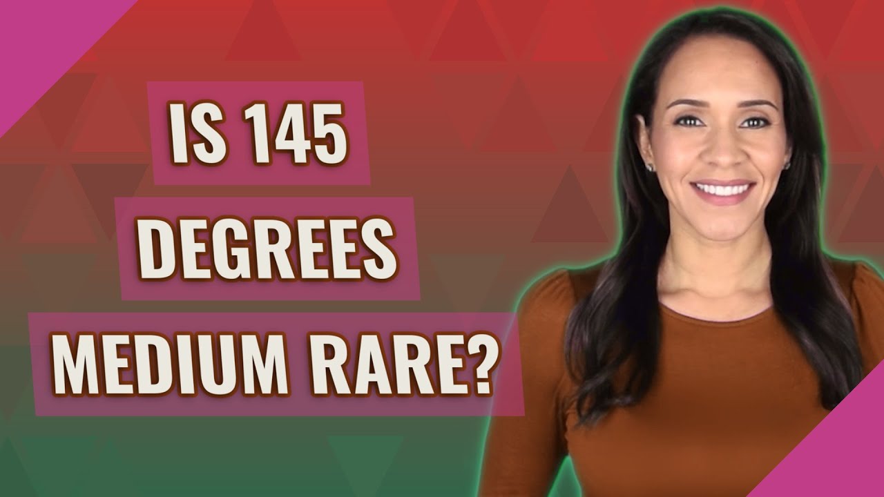 Is 145 degrees medium rare? - YouTube