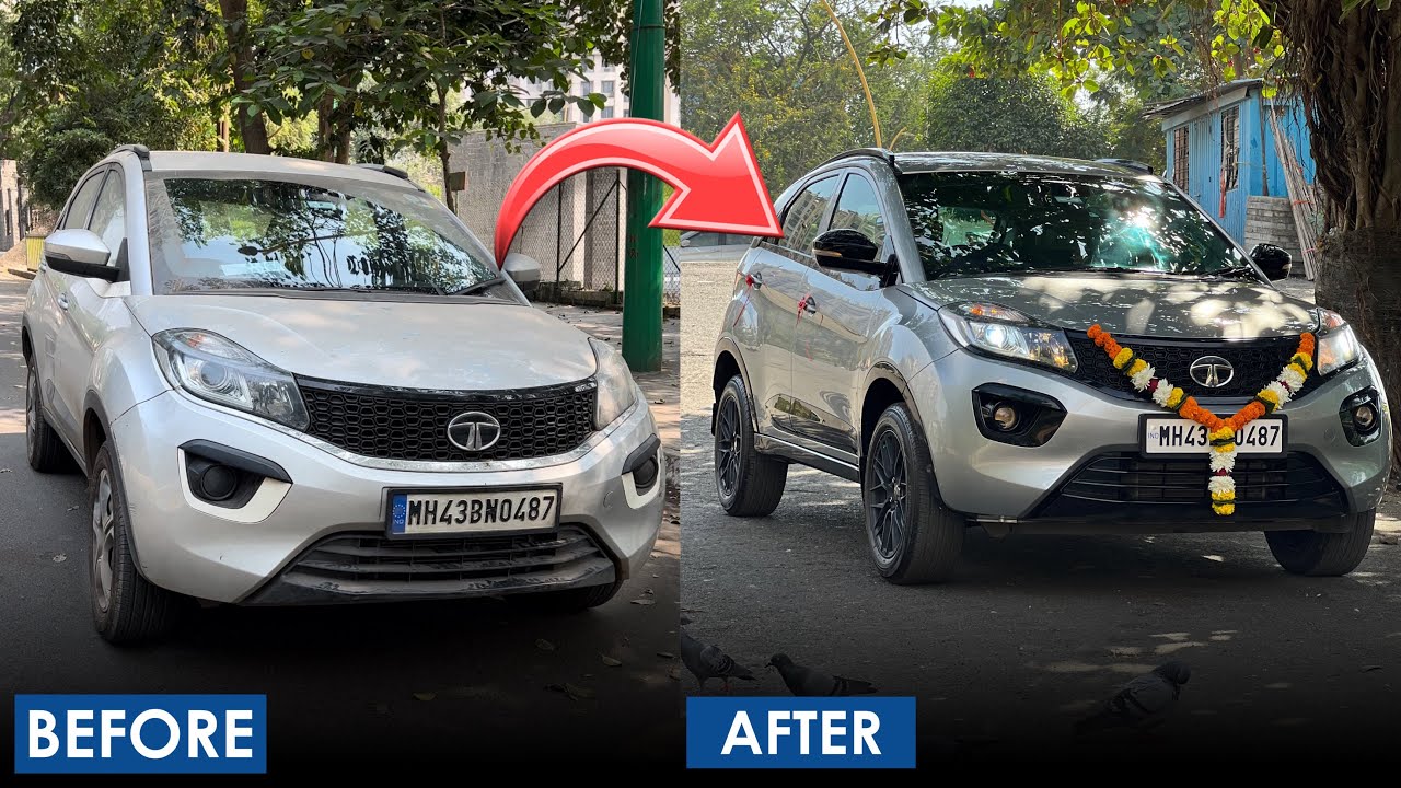 Tata Nexon Full Body Painting Work | Nexon Modification | @H9AUTOMOTIVE ...