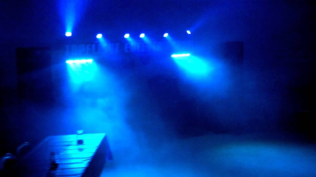 Dj lighting w/fog - YouTube