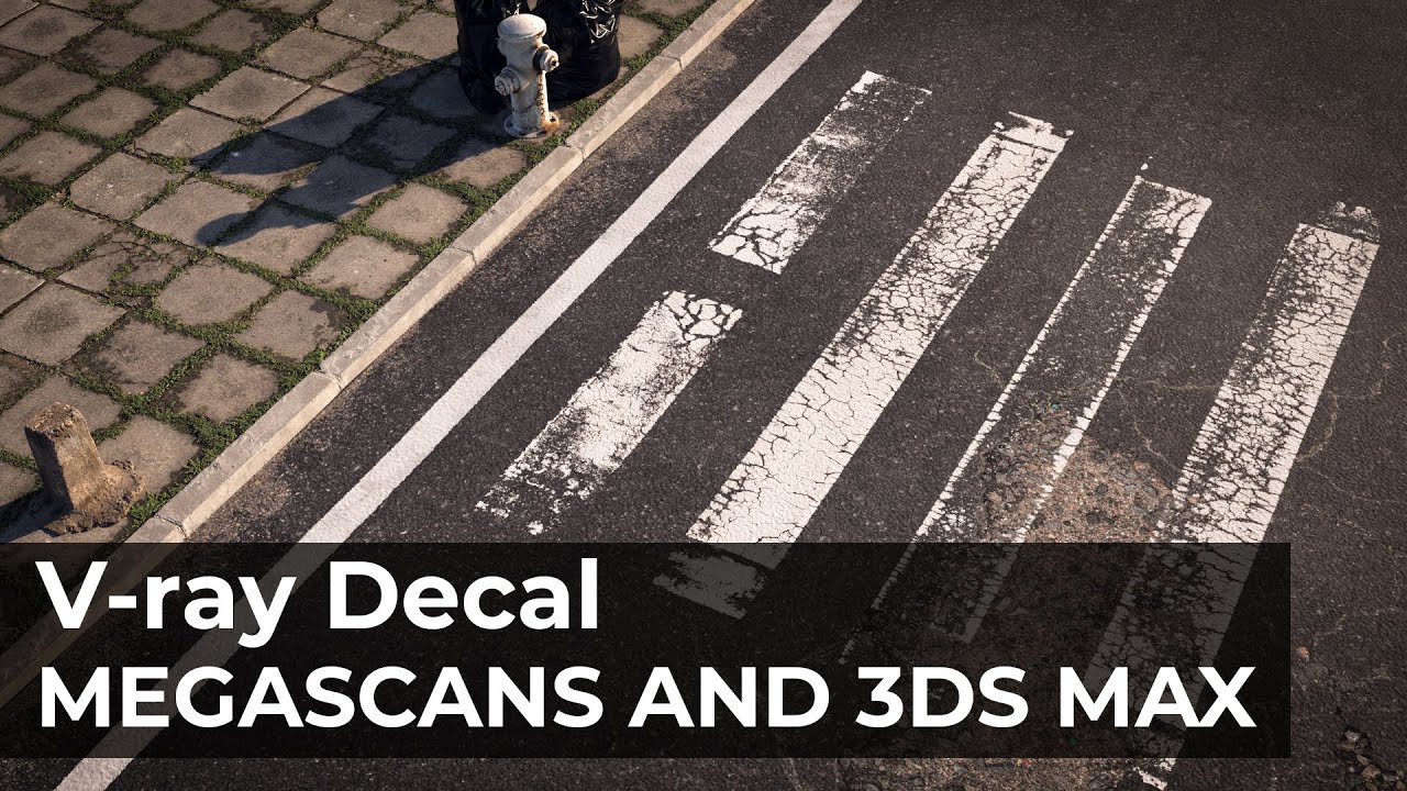 How To Use Megascans In 3ds Max | Vray decal - YouTube