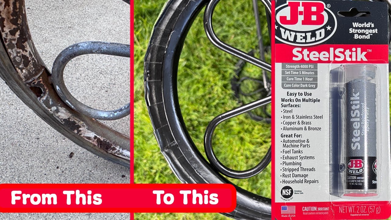 How to use the JB Weld SteelStik | Epoxy Putty Test - YouTube
