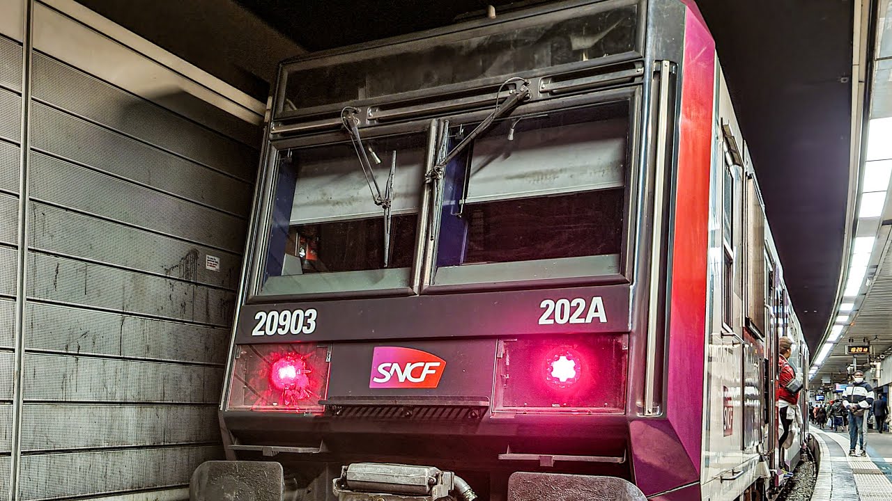 RER C Du Z20500 et Z20900 Carmillon à Orly Ville ainsi que Porte de ...