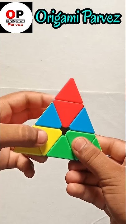 solving last step of pyraminx cube #shorts - YouTube