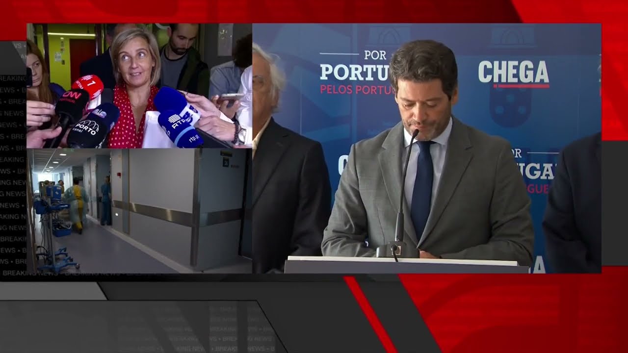 André Ventura comenta demissão de Marta Temido e faz duras críticas ao Governo - YouTube