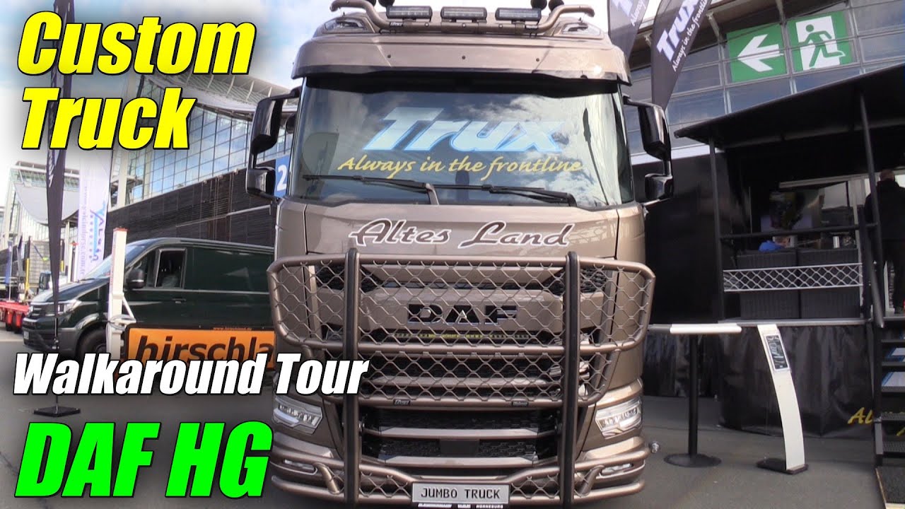 Custom Truck !!! 2022 DAF HG Trux Accessorized - YouTube