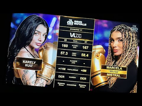 Resumen Pelea Ring Royale  Karely Ruiz Vz Marcela Mistral