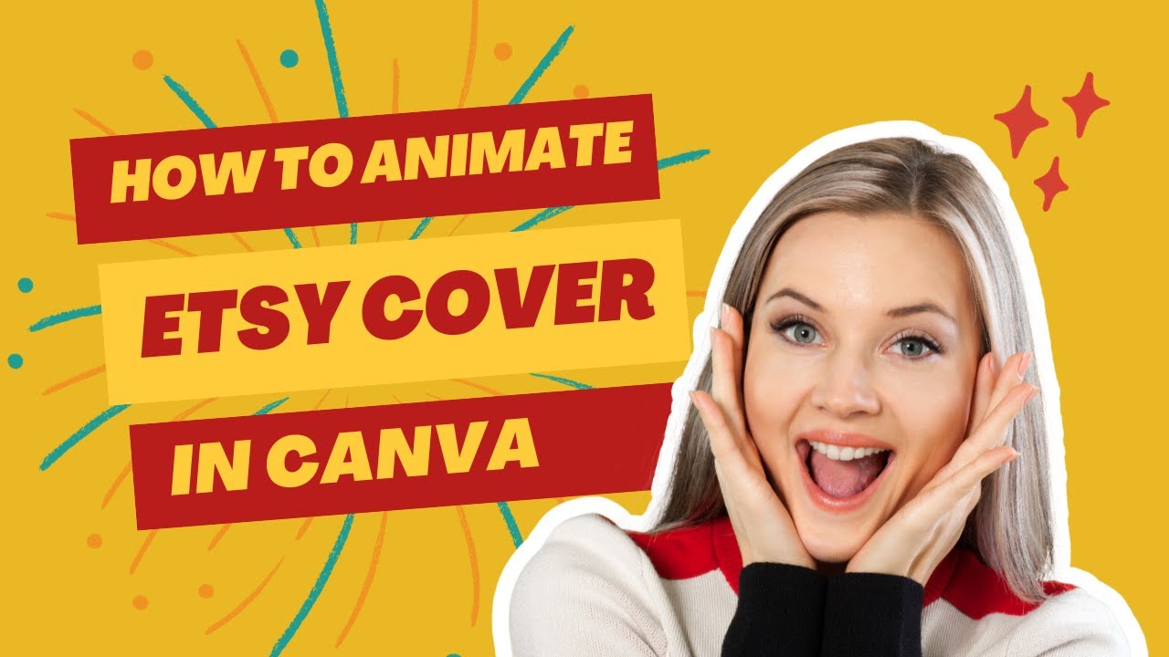 How To Animate Etsy Cover In Canva - YouTube