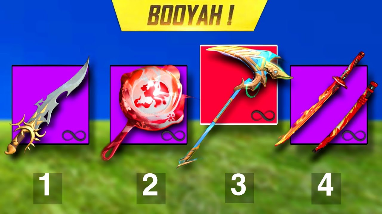 Melee Weapon Challenge in Free Fire - YouTube