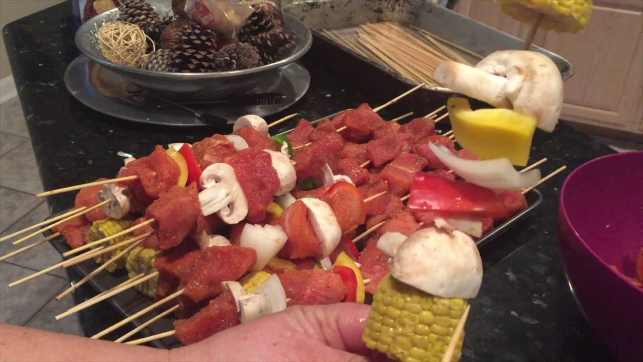 Como Hacer Pinchos ,Primera Parte 🍢🍢🍢 - YouTube