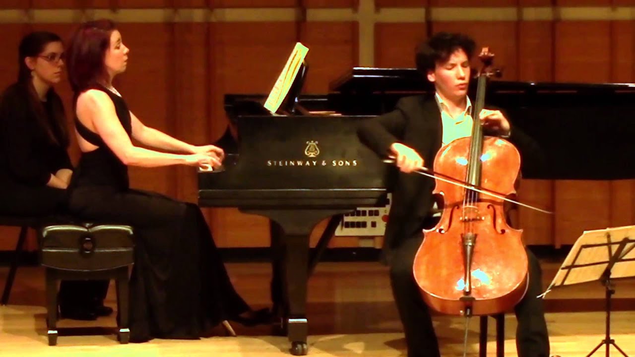 Edgar Moreau, cellist | Bach Sonata No. 3 in G minor, I. Vivace - YouTube