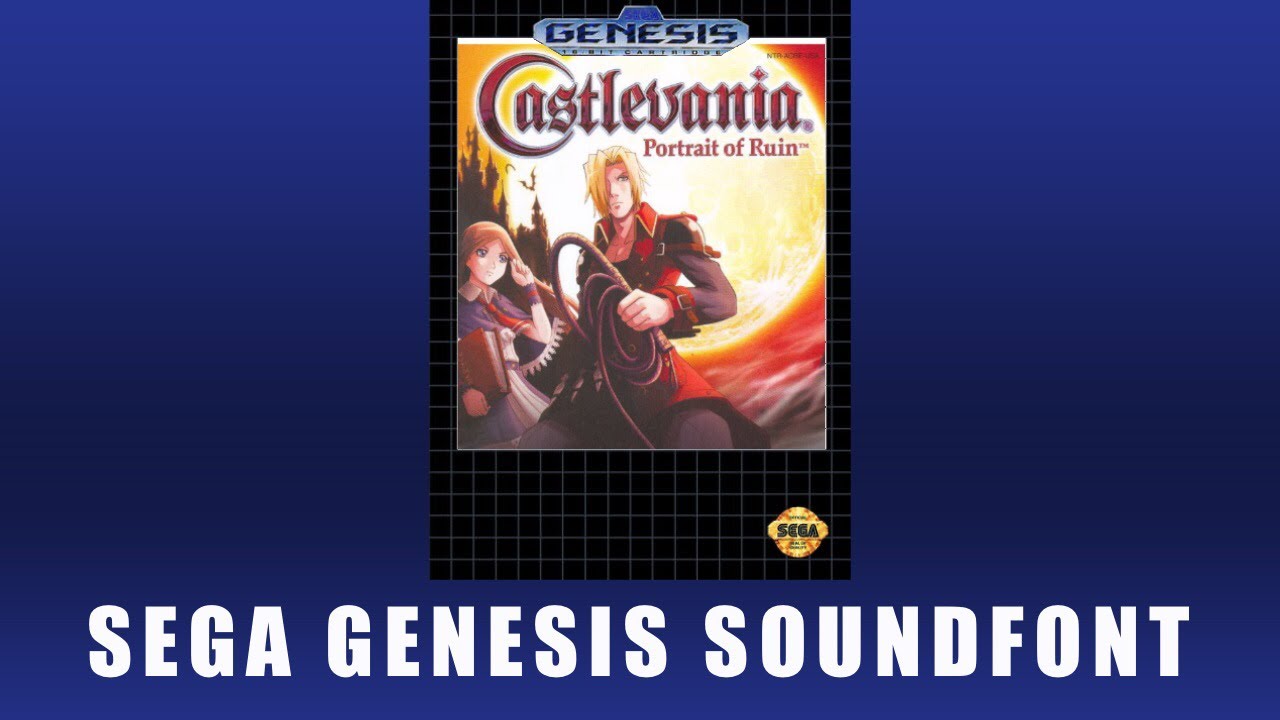 Castlevania Portrait of Ruin: Hidden Curse 《Sega Genesis/Megadrive ...