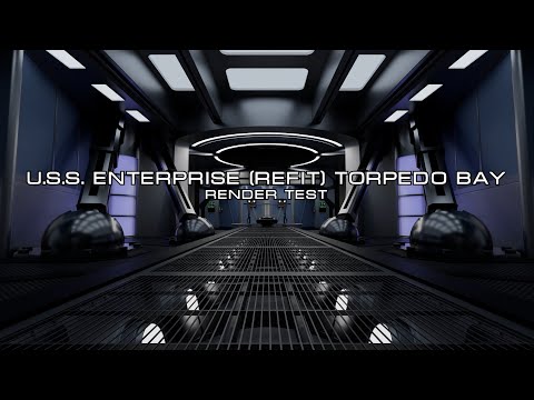 Enterprise Refit Torpedo Bay Render Tests