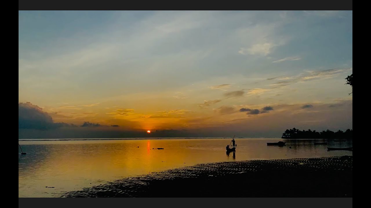 The sunset time-lapse images at Taumako (Duff Islands) - YouTube