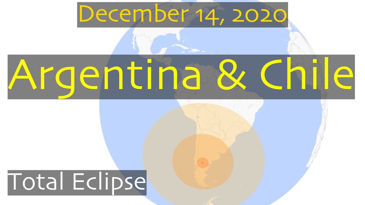 Eclipse Total, Argentina e Chile - 14 de dezembro de 2020 - YouTube