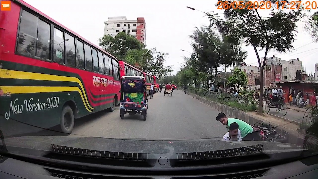 Drive Safely in Narrow Space 🙂 - YouTube