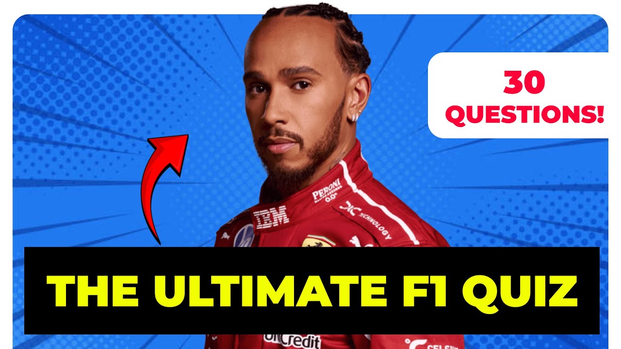 The Ultimate Formula 1 Quiz - 30 Questions of F1! - YouTube