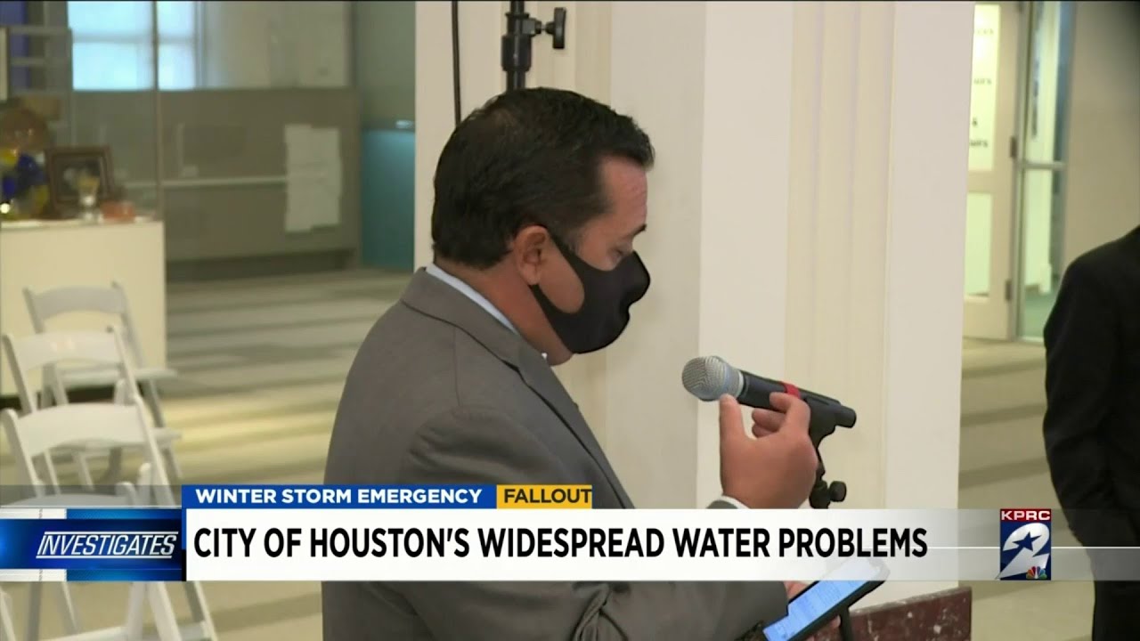 City of Houston's widespread water problem - YouTube