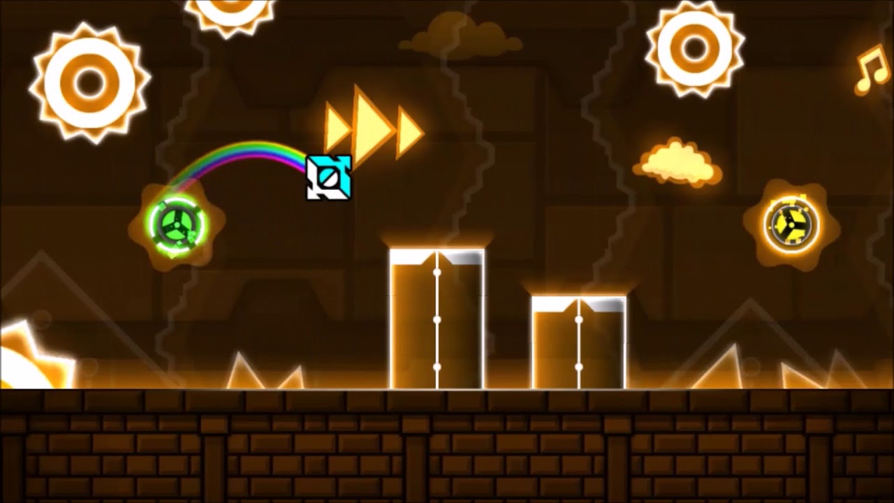 Outer Space GD Fire Gauntlet level 1 - YouTube