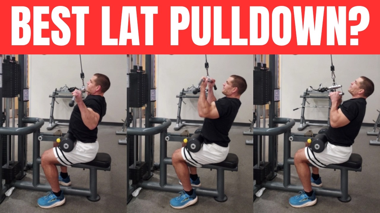 Lat Pulldown: Which Variation is Best For Back, Shoulder, & Neck Pain? - YouTube