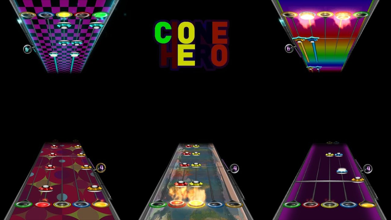 Clone Hero - Testing some custom highways - YouTube